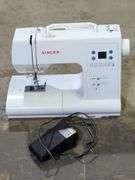 (F) Singer Sewing Machine. Model 7466. With Foot Pedal. No Power Cord ...