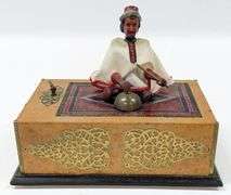 Vintage Disappearing Rabbit Magician Music Box - Kraft Auction Service, LLC