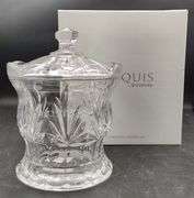 (AC) Waterford Marquis Cut Lead Crystal "Finley" Carousel Cookie Jar ...
