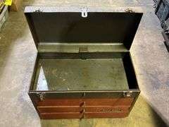 (F) Test Rite tool Box and Craftsman Drill set - Kraft Auction Service, LLC