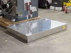 Jobox 3 Drawer Long Floor Heavy Duty Aluminum Diamond Plated Box (50"× ...