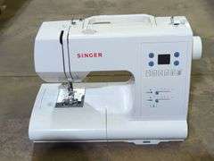 (F) Singer Sewing Machine. Model 7466. With Foot Pedal. No Power Cord ...