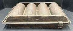 Round Crimped Edge Bread Mold, Brand Unknown. - Kraft Auction Service, LLC