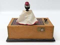 Vintage Disappearing Rabbit Magician Music Box - Kraft Auction Service, LLC