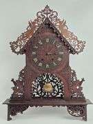 Large Antique Black Forest Mantel Clock - Kraft Auction Service, LLC