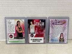 3 Caitlin Clark Indiana Fever Cards - Kraft Auction Service, LLC
