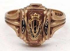 (I) 10k Rose Gold Class Ring - Kraft Auction Service, LLC