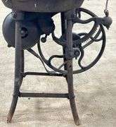 (JJ) Cast Iron Portable Hand Crank Coal Forge - Kraft Auction Service, LLC