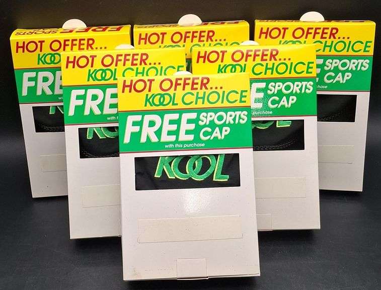 (I) Vintage Kool Promotional Sports Caps, 6 total. - Kraft Auction ...
