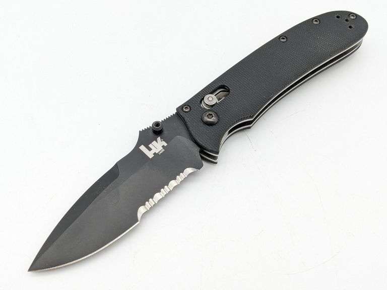 Benchmade HK Snody Drop Point Folding Knife - Kraft Auction Service, LLC