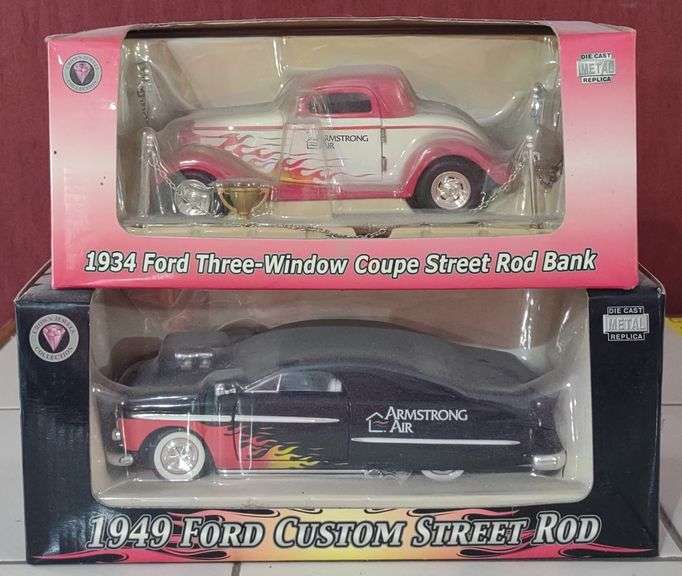 Crown Jewels Die-Cast Ford '34 Coupe & '49 Custom Street Rod - Kraft ...