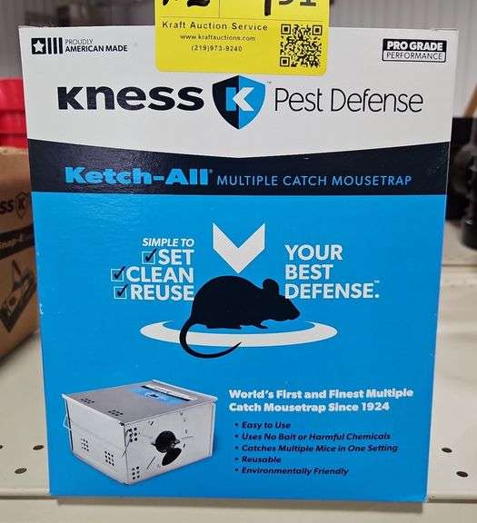 Lot Of Ketch-All Multiple Catch Mouse Traps - Kraft Auction Service, LLC