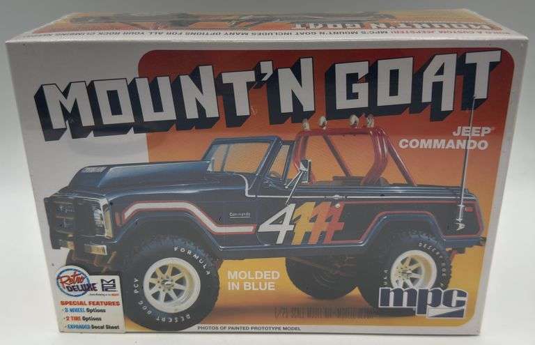 MPC 1/25 Mount N Goat Jeep Commando Model Kit In Sealed Box - Kraft ...