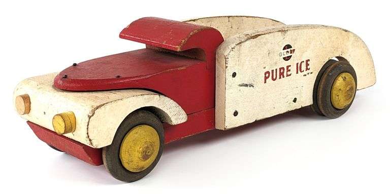 Buddy L Wood Toys Pure Ice Truck - Kraft Auction Service, LLC