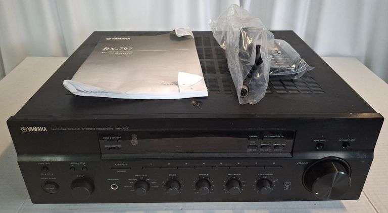 (A) Yamaha RX-797 Stereo Receiver - Kraft Auction Service, LLC