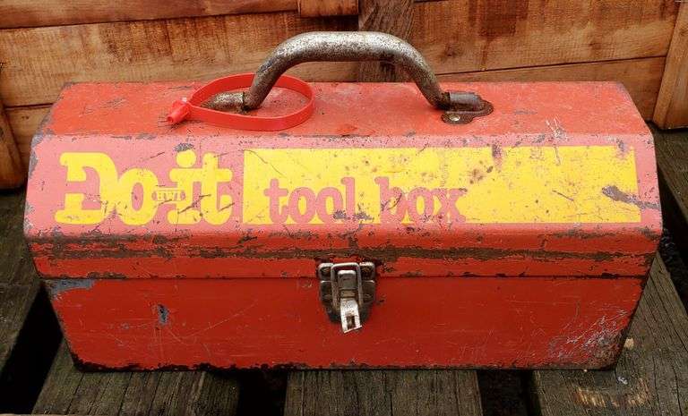 (P) Do It Tool Box with Socket Wrench Set - Kraft Auction Service, LLC