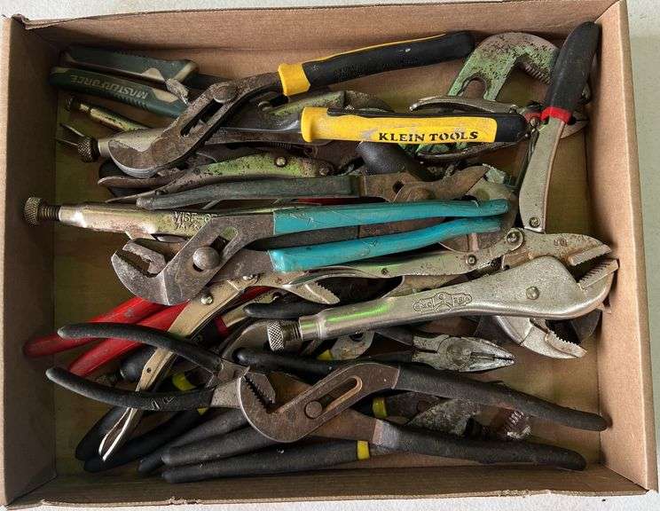 Vise-Grips, Pliers, And Channel-locks. - Kraft Auction Service, LLC