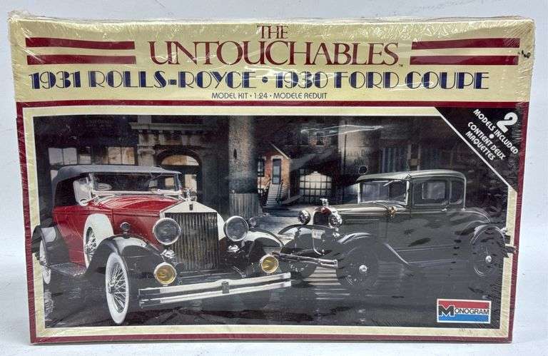 Monogram 1:24 1931 Rolls Royce & 1930 Ford Coupe Model Kit In ...