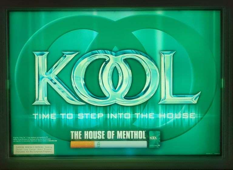 KOOL Advertising Light -Up Sign - Kraft Auction Service, LLC