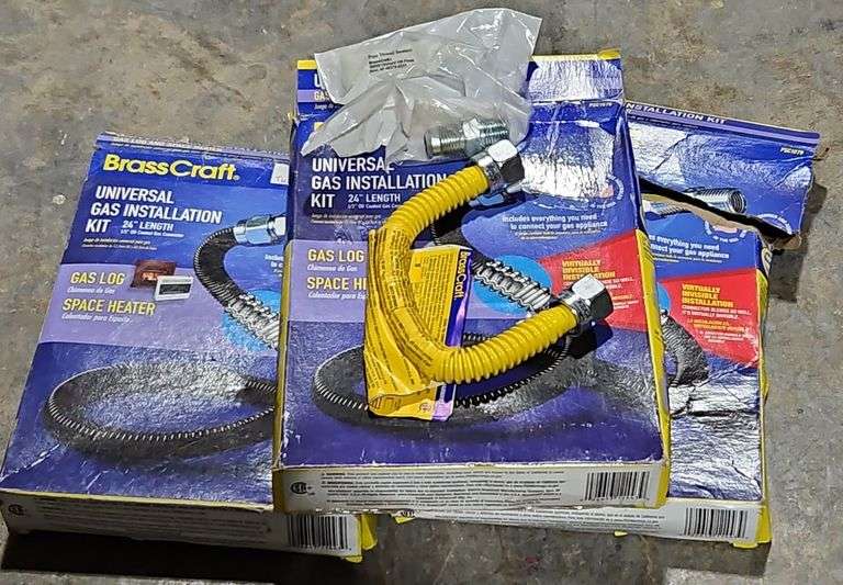 BrassCraft Universal Gas Installation Kit. - Kraft Auction Service, LLC