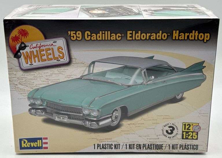 Revell 1/25 1959 Cadillac Eldorado Hardtop Model Kit In Sealed Box ...