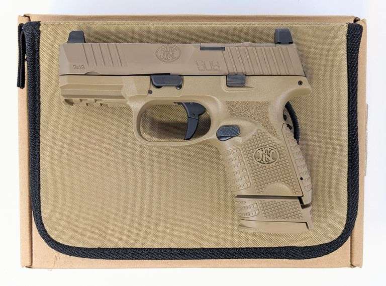 FN Model 509 9mm Compact Semi Auto Pistol - Kraft Auction Service, LLC