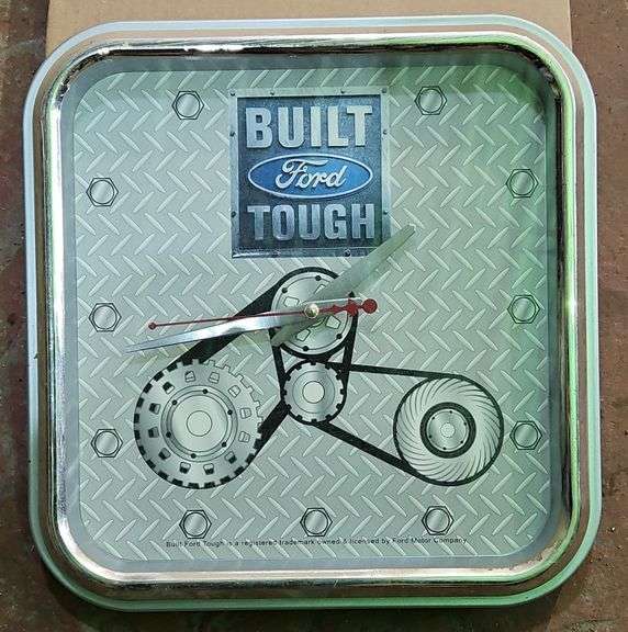 Ford Officially Licensed Wall Clock. - Kraft Auction Service, LLC