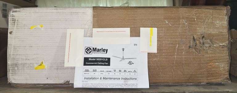 Marley Commercial Ceiling Fan - Kraft Auction Service, LLC