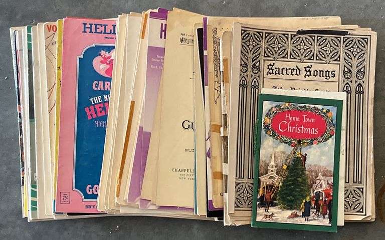 Assorted Vocal Sheet Music - Kraft Auction Service, LLC