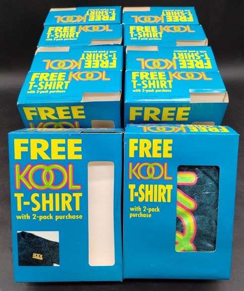 (I) Vintage Kool Promotional T-shirts. 10 total - Kraft Auction Service ...