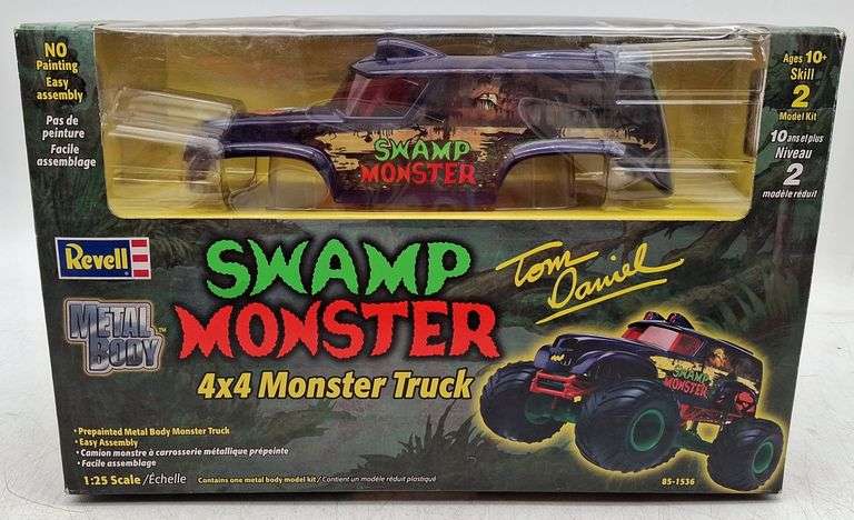 (D) Revell Diamond Monster Tom Daniel 4x4 Monster Truck Metal Body ...