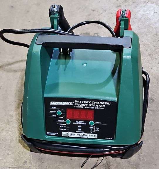 (F) Masterforce Battery Charger/Engine Starter. Model # MF187. - Kraft ...