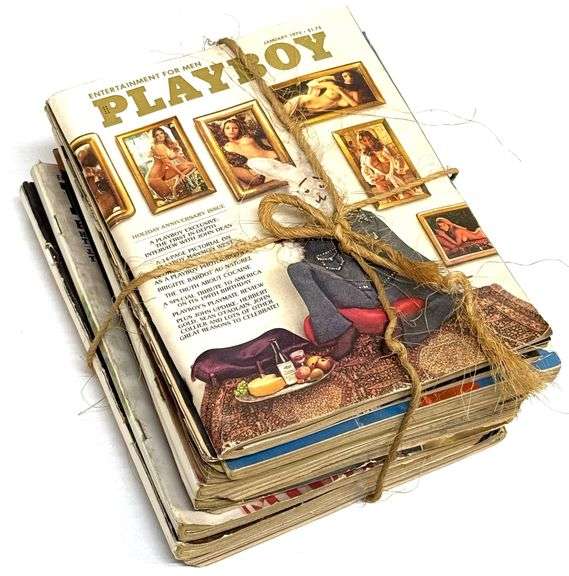 1975 Playboy Magazines (Jan-Dec) Complete Set - Kraft Auction Service, LLC