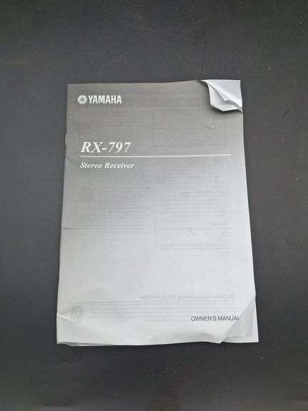 (A) Yamaha RX-797 Stereo Receiver - Kraft Auction Service, LLC