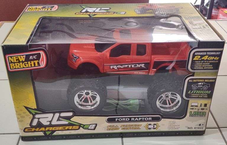 RC Chargers Radio Control Ford Raptor - Kraft Auction Service, LLC