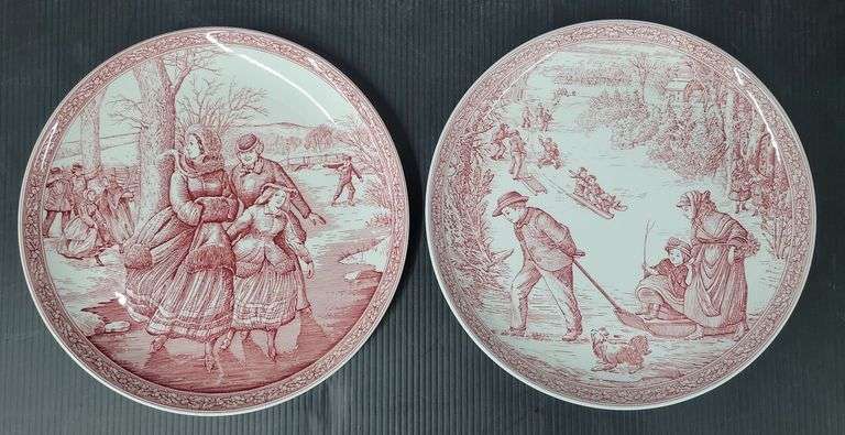 (AC) Christmas Plates From The Spode Blue Room Collection - Kraft ...