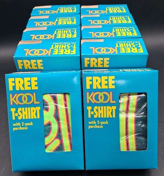 (I) Vintage Kool Promotional T-shirts. 10 total - Kraft Auction Service ...