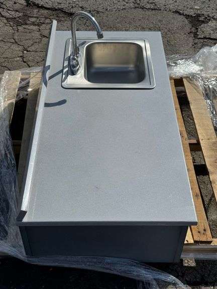 42in Sink Station for RV, with Stainless Sink & Capital Pull Out Grill ...