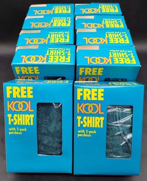 (I) Vintage Kool T-Shirts. 10 total. - Kraft Auction Service, LLC