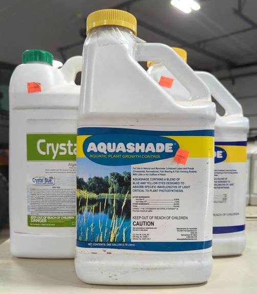 Aquashade Aquatic Plant Growth Control 1 Gal Container & Crystal Plex ...
