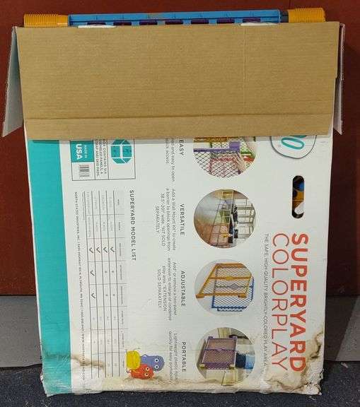 Toddleroo Superyard Color Play Area - Kraft Auction Service, LLC
