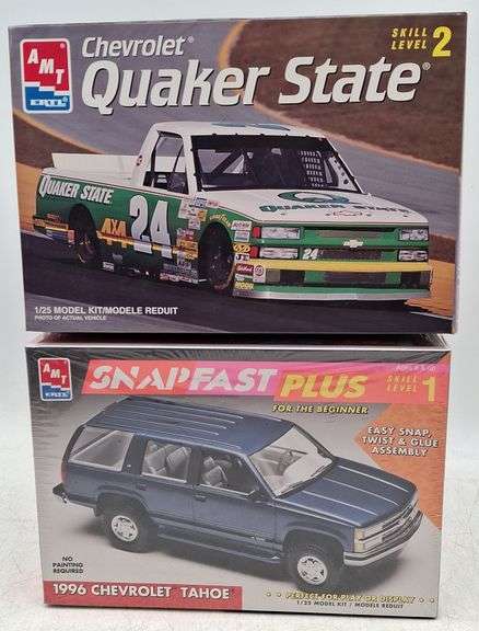 (D) AMT ERTL Model Kits Chevrolet Quaker State and Snap Fast Plus 1996 ...