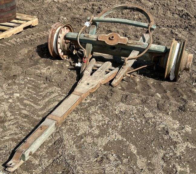 (AF) Wooden Wagon Axle - Kraft Auction Service, LLC