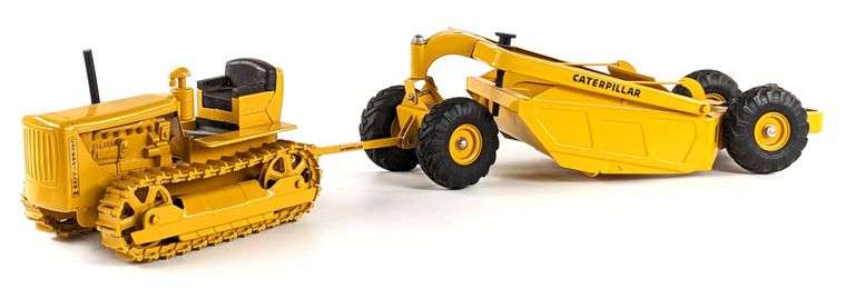 Custom Doepke Caterpillar D6 Crawler w/ Scraper - Kraft Auction Service ...