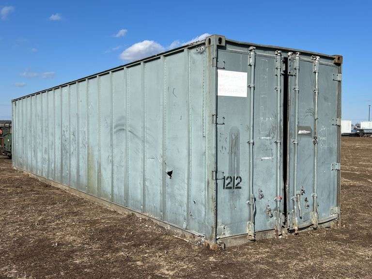 40’ 2-Door Shipping Container - Kraft Auction Service, LLC