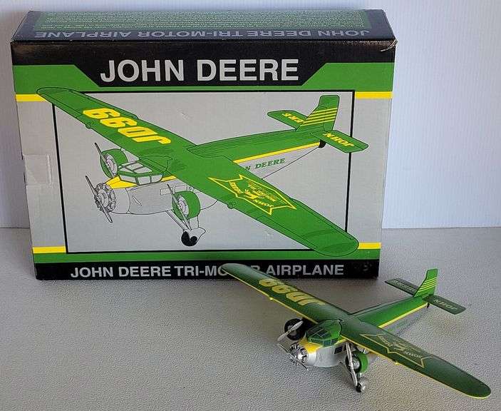 Limited Edition John Deere Ford Tri-Motor Airplane Bank - Kraft Auction ...