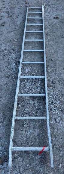 (P) 12ft Metal Ladder - Kraft Auction Service, LLC