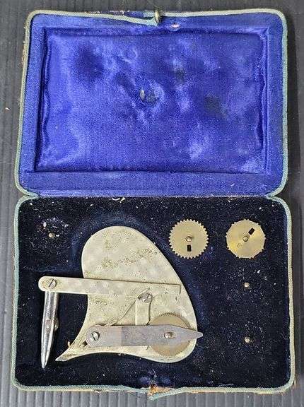 (AC) Vintage Indianapolis Blue Print Co Ruling Pen Set - Kraft Auction ...