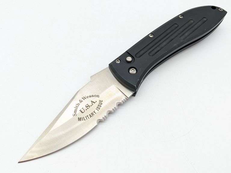 Smith & Wesson SW1000 Military Issue 1st Production Run Switchblade ...