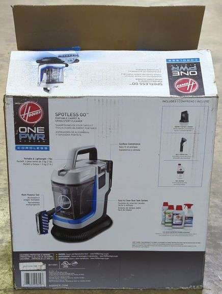 (F) Hoover Portable Carpet & Upholster Cleaner. Model BH12301. New in ...